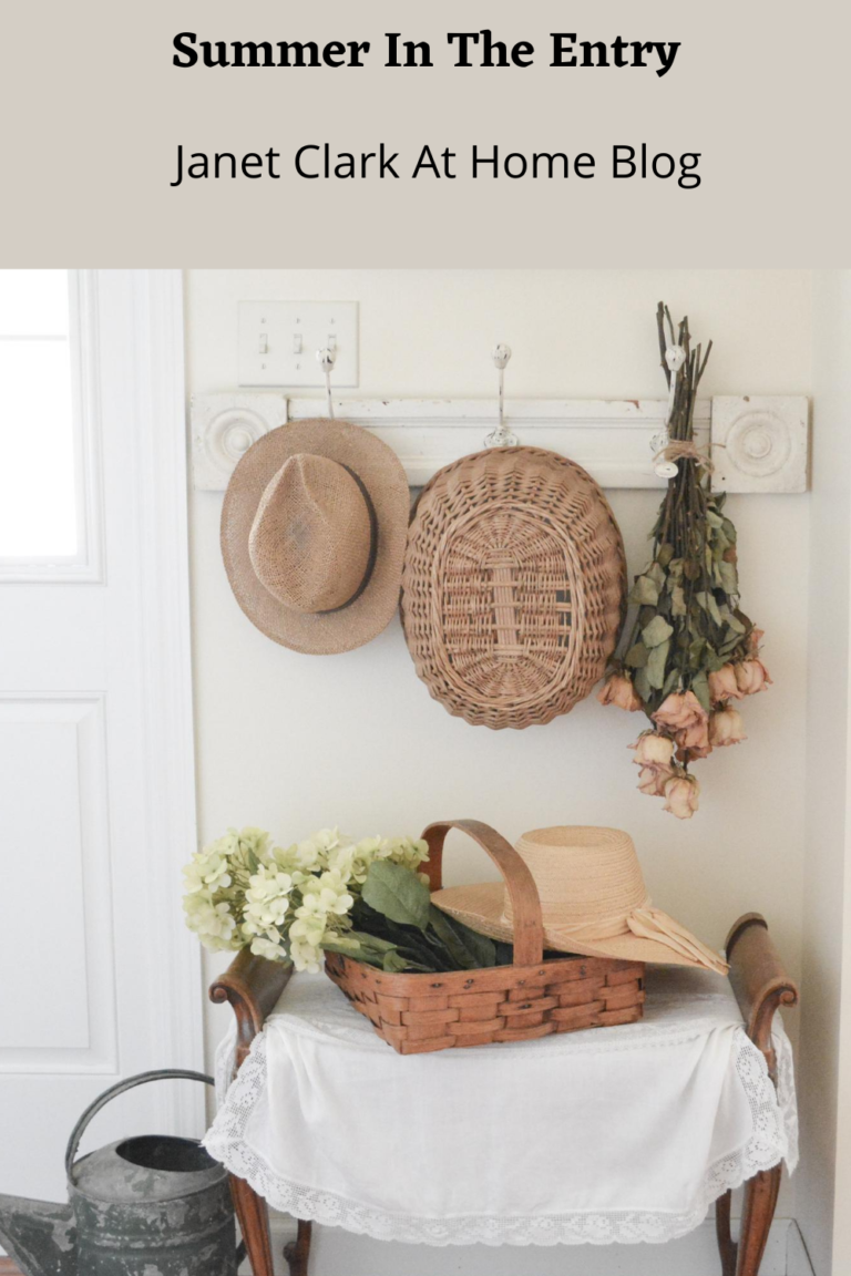 Summer In The Entryway - Janet Clark at Home