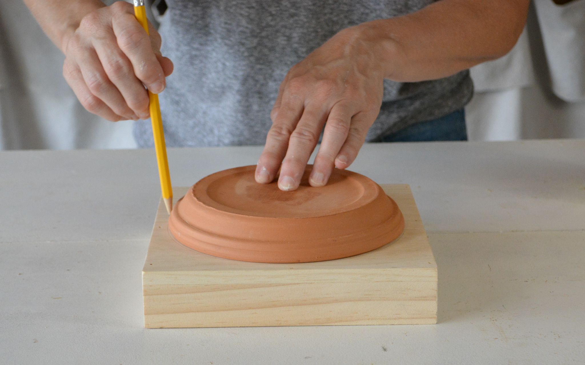 DIY Architectural Salvage Wood Riser - Janet Clark at Home
