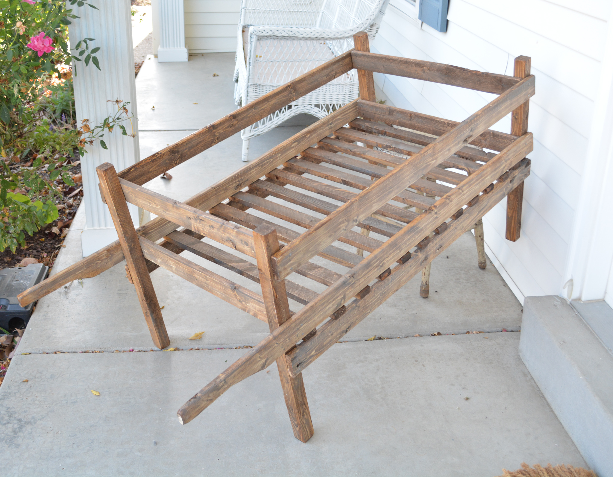 DIY Rustic Antique Garden Cart - Janet Clark at Home