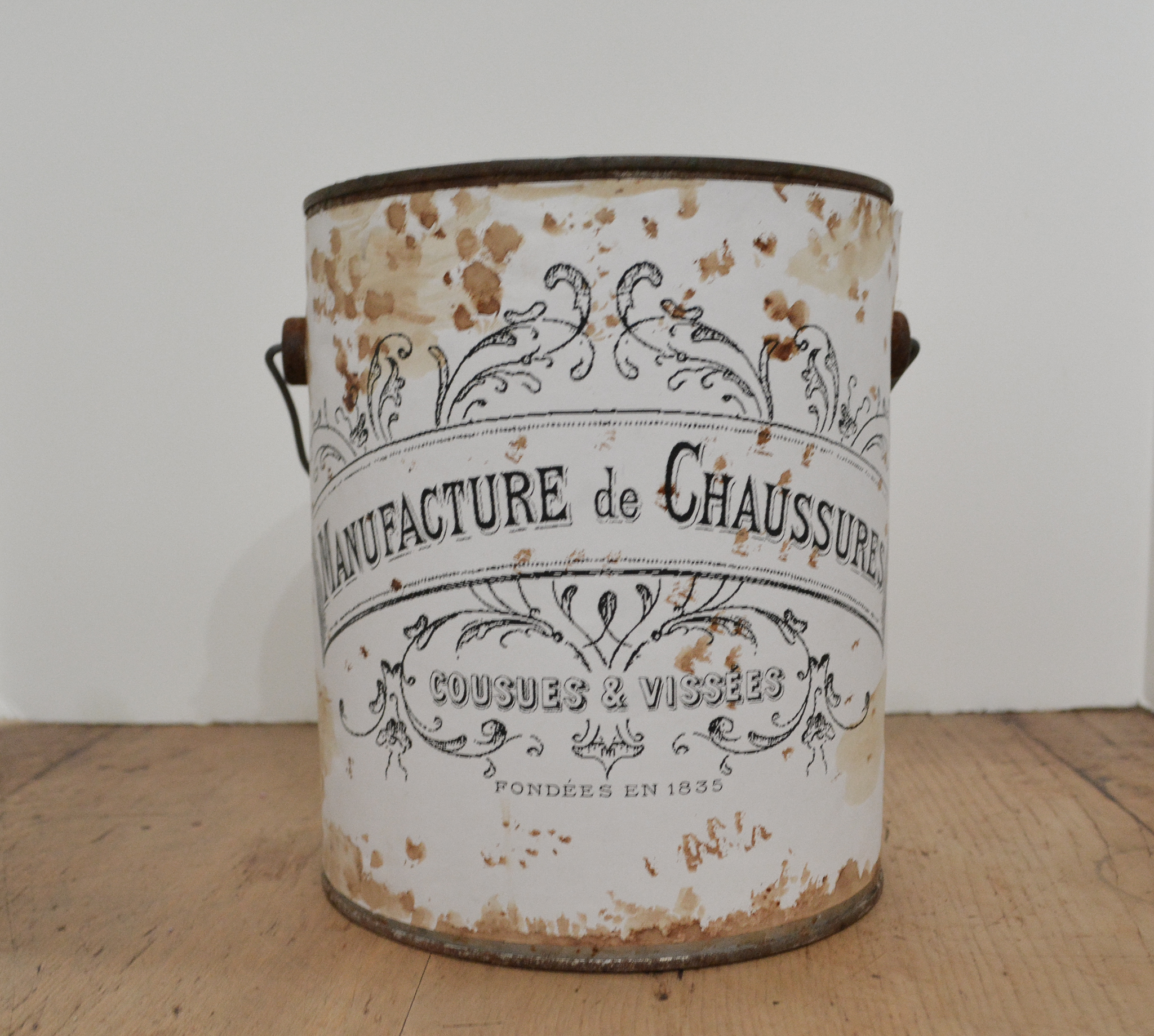 DIY Vintage French Tin - Janet Clark at Home
