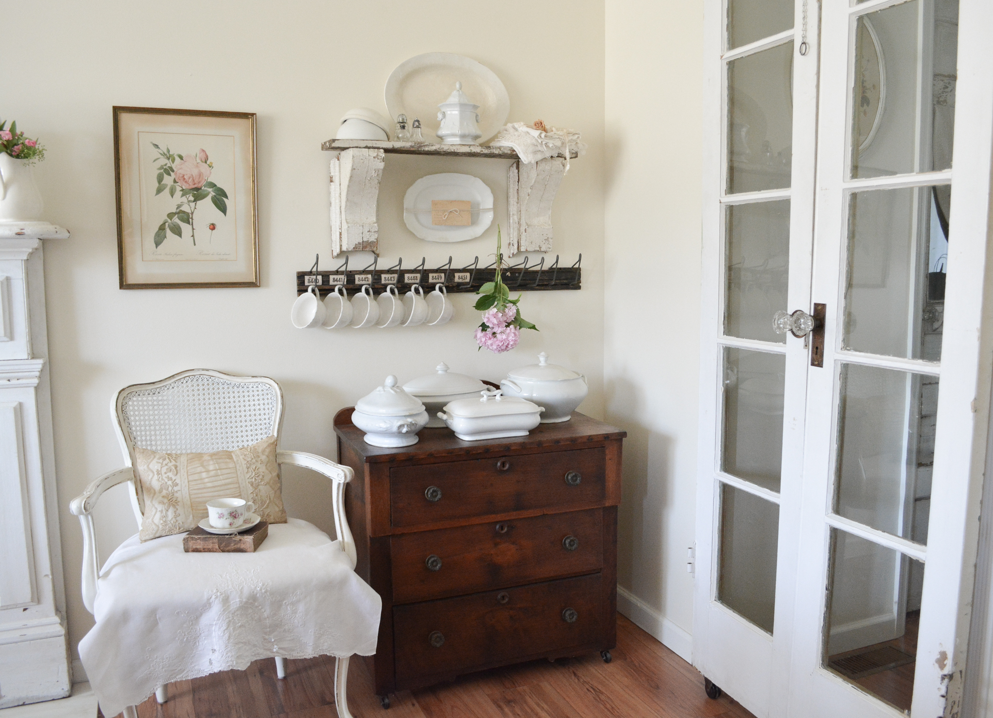 How To Give A Room White Cottage Style - Janet Clark at Home