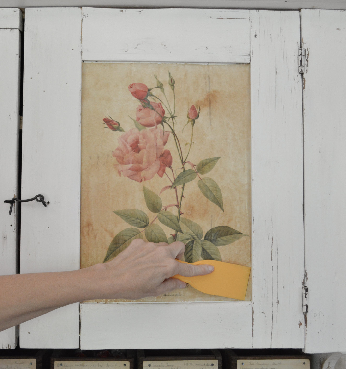 Easily Bond Paper To Wood with Liquid Starch - Janet Clark at Home