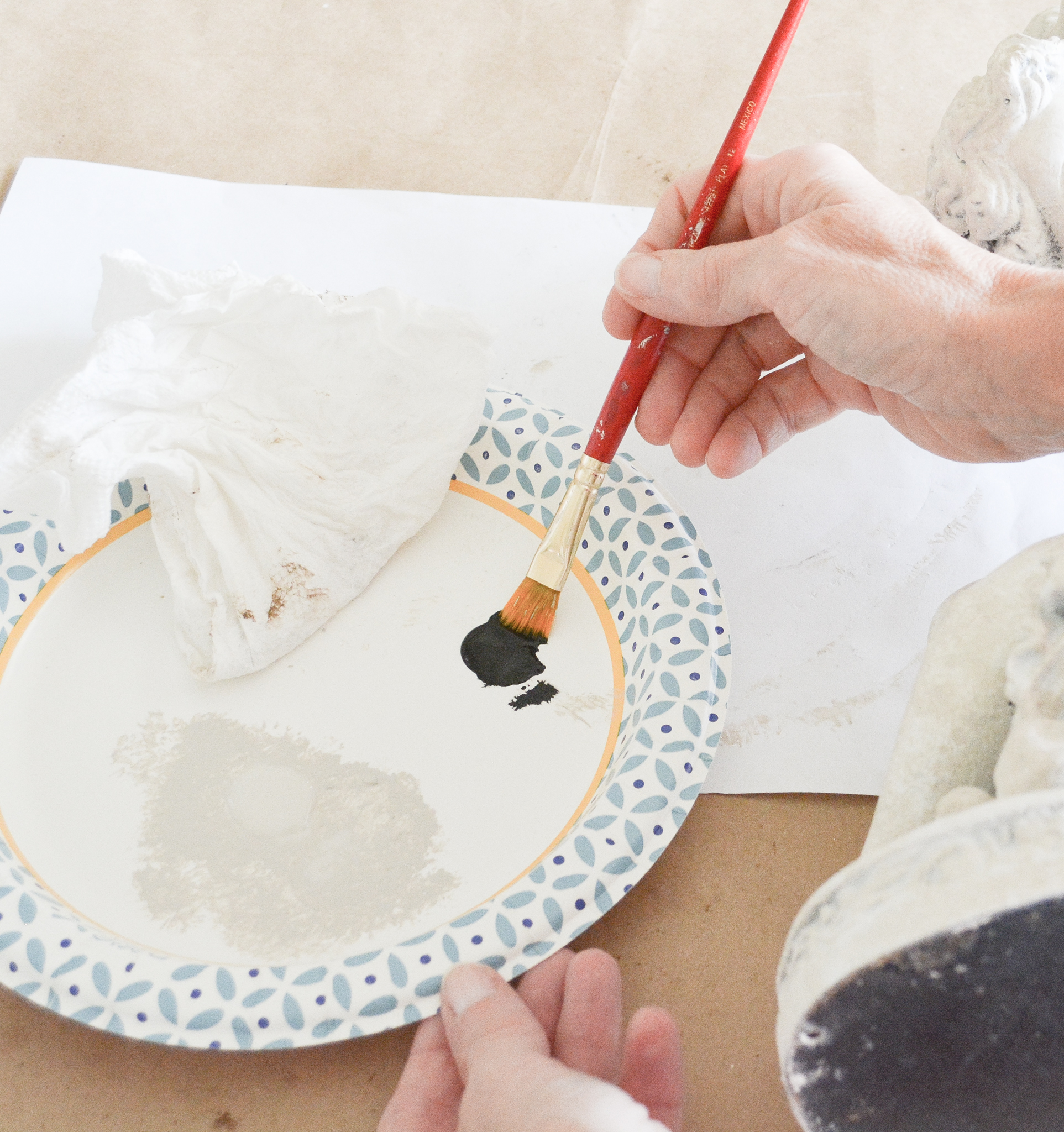 Create a Painted Stone Look in Three Easy Steps - Janet Clark at Home