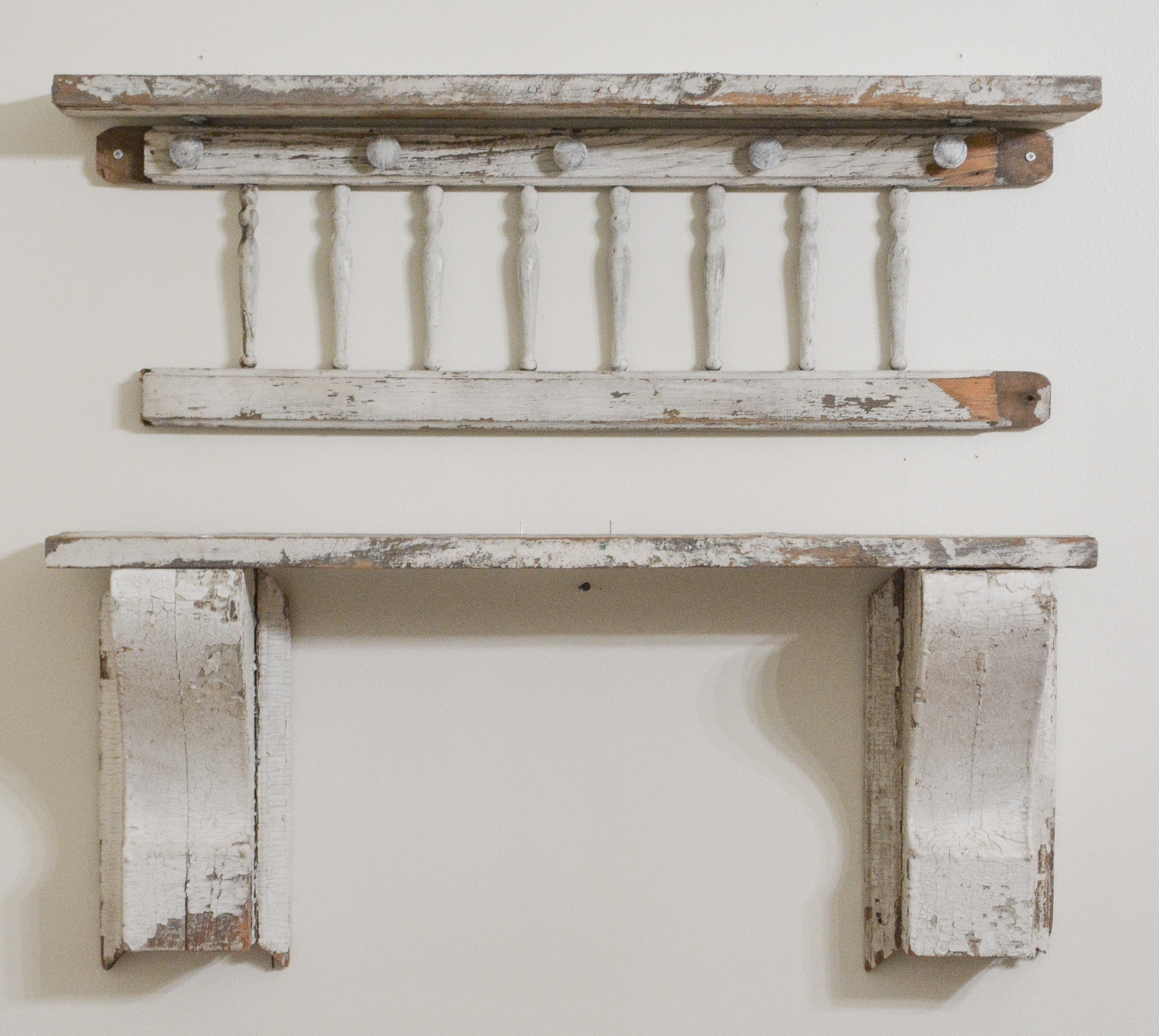 How To Build Shelves With Architectural Salvage - Janet Clark at Home