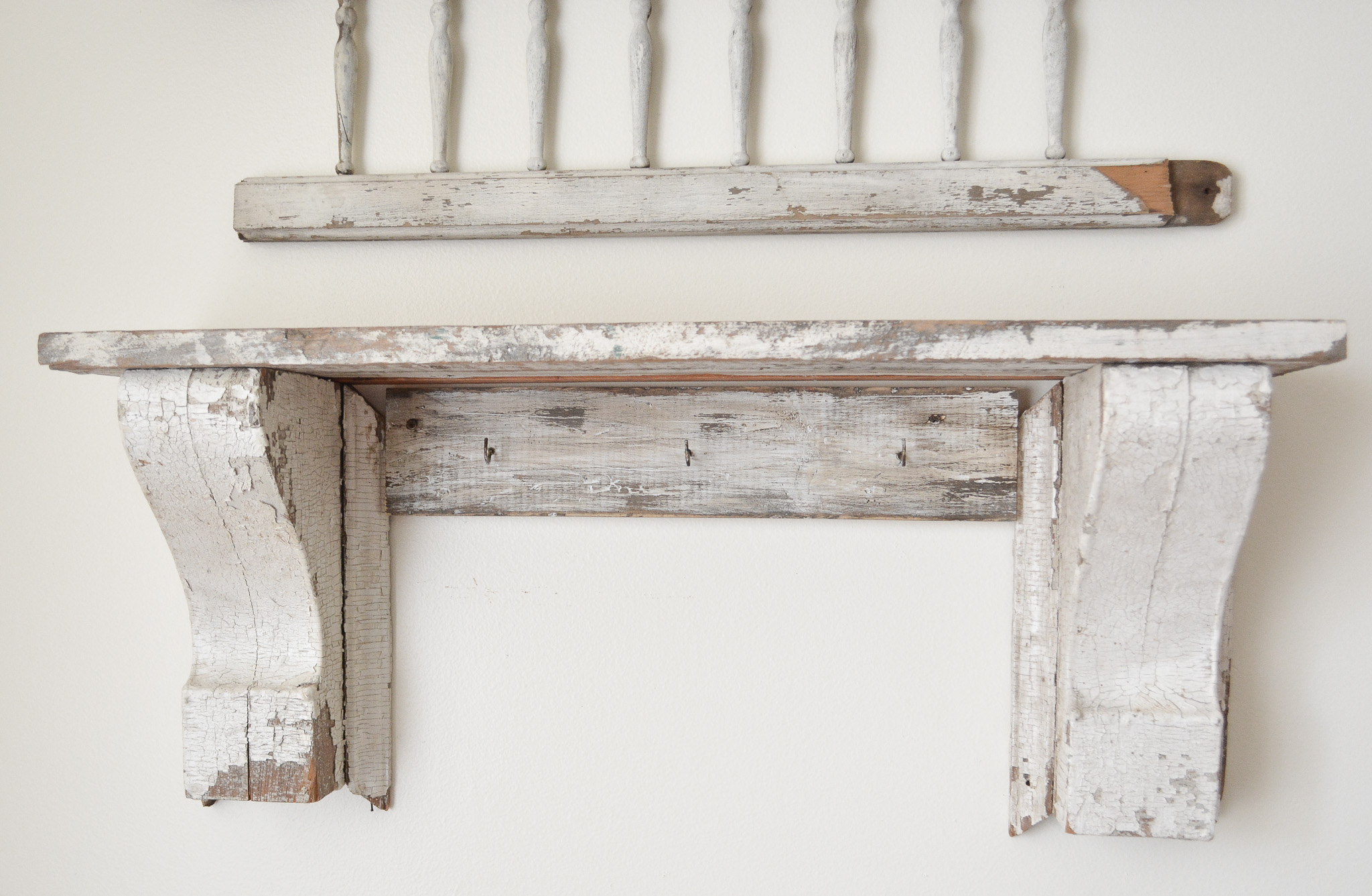 How To Build Shelves With Architectural Salvage - Janet Clark at Home