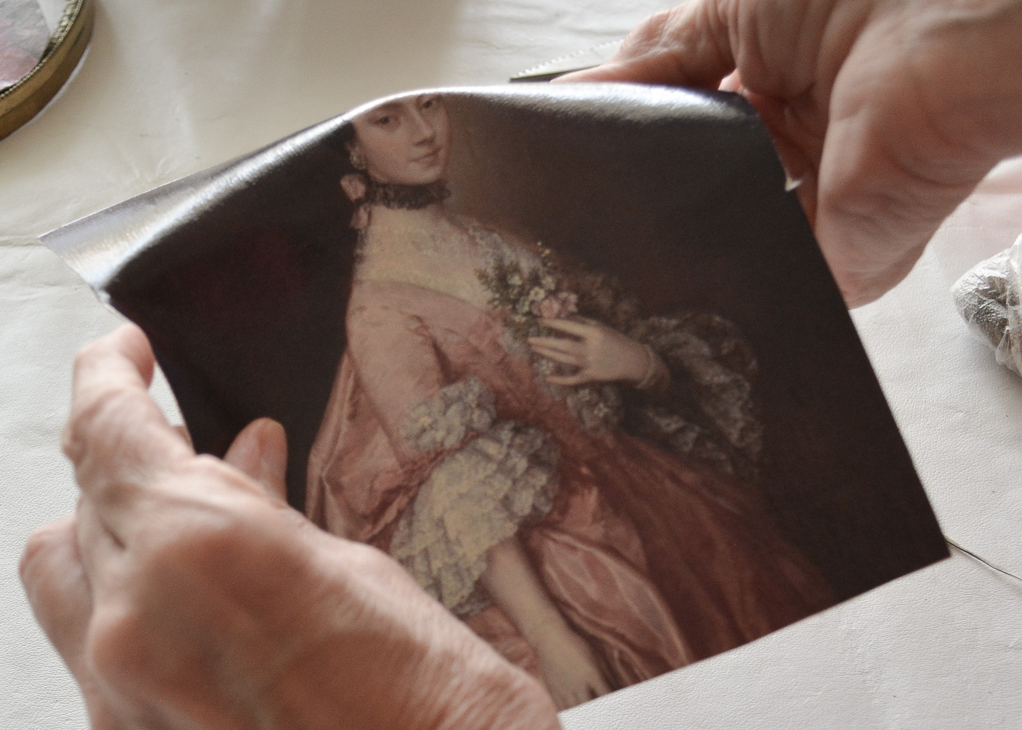 How to Make Prints Look Like Antique Oil Paintings - Janet Clark at Home